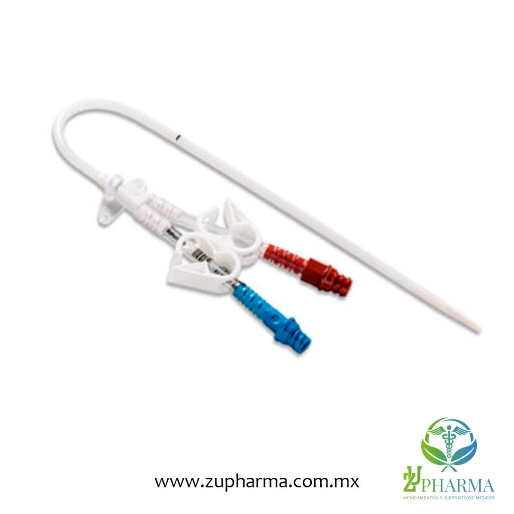 Catéter de diálisis aguda MAHURKAR™* de 13,5 Fr de alto flujo y doble ...