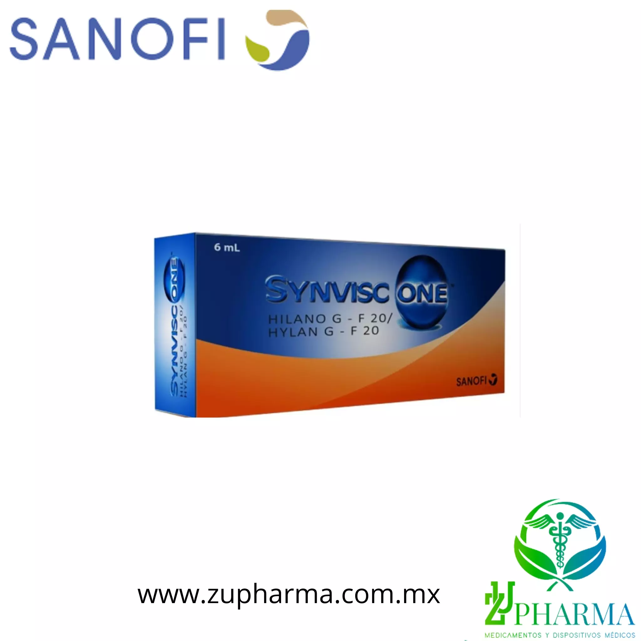 Synvisc One 6ml Inyección 1 Solución Jeringa Prellenada - Zupharma