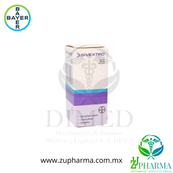 Sivextro 200 mg Solución Inyectable 6 Frascos Ámpula - Zupharma